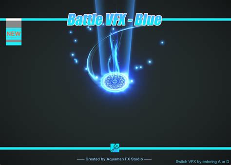 Artstation Battle Vfx Blue Game Assets