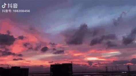 晚霞动图晚霞图晚霞图片大山谷图库