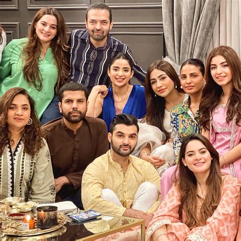 Aiman Khan And Muneeb Butt Eid Dinner Exclusive Pictures Reviewitpk