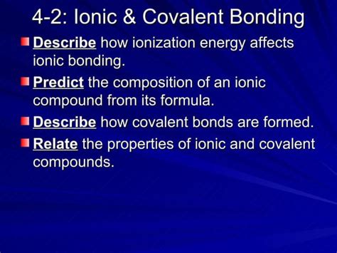 4 2 Ionic And Covalent Bonding Ppt