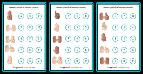 Contamos Con Los Dedos Imagenes Educativas