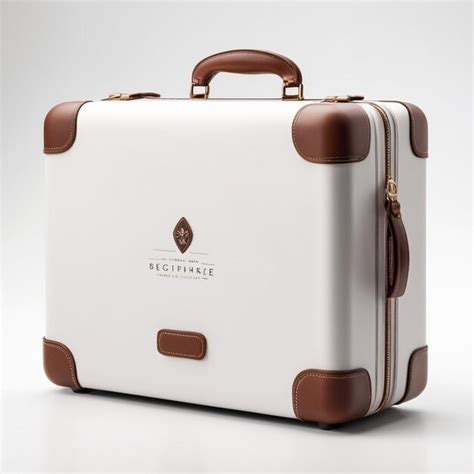Premium Photo Stylish Suitcase Design For Travel Isolated Product