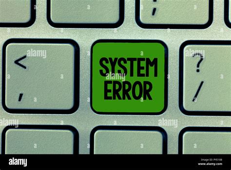 word writing text system error business concept for technological