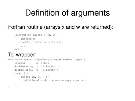 Wrapping Fortran Libraries Ppt Download