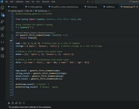 Python Generics Typehints Cleancode Softwaredevelopment Codetips Abdul Samad