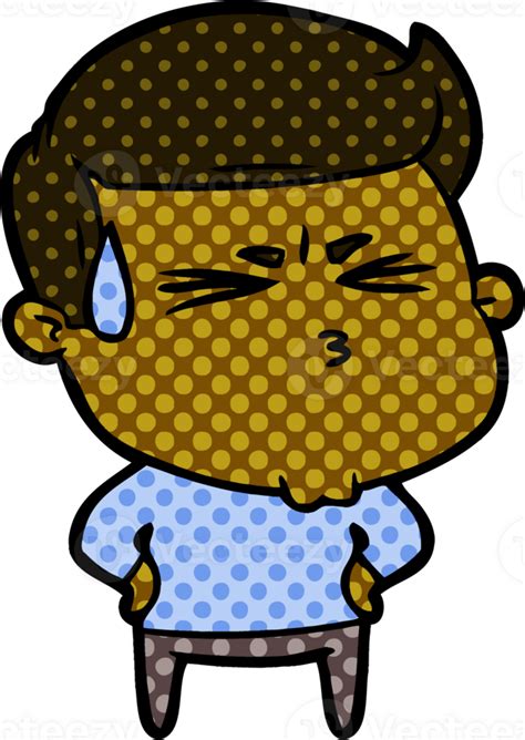 Cartoon Frustrated Man 42325813 Png
