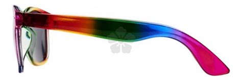 Promotional Rainbow Retro Sunglasses Personalised By Mojo Promotions