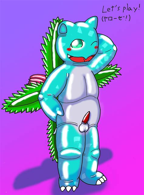 Rule 34 Anthro Color Hand On Hip Ivysaur Male Male Only Nintendo Nude