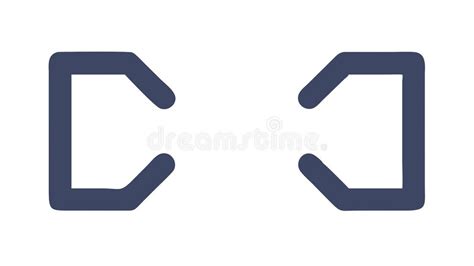 Squared Brackets Icon Representing Code Syntax Array Vector Design Generative Ai Stock Vector