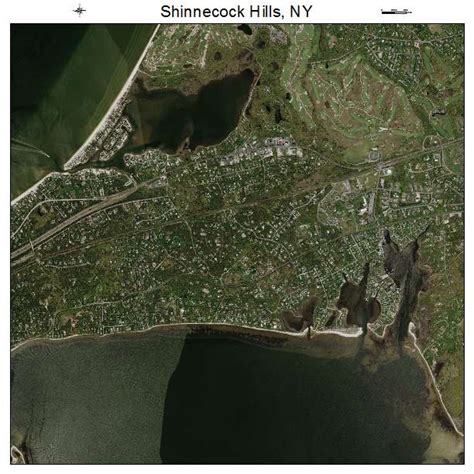 Aerial Photography Map Of Shinnecock Hills Ny New York