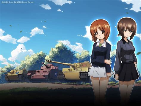 Nishizumi Maho Nishizumi Miho Girls Und Panzer Artist Request