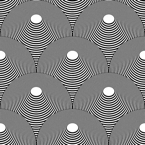 Seamless Pattern Circle Lines Texture Stock Vector Illustration Of Round Geometric 165619147
