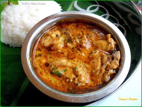 Tanyas Recipes Koli Saaruchicken Curry Indian Chicken Recipes