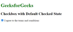 How To Create A Checkbox In HTML GeeksforGeeks