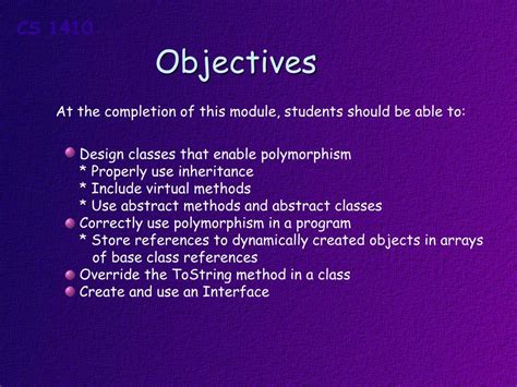 Ppt Polymorphism Virtual Methods And Interfaces Version 11