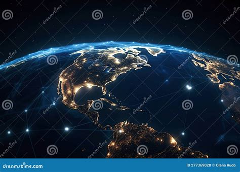 Generative Ai Global Communication Network Concept Environmental