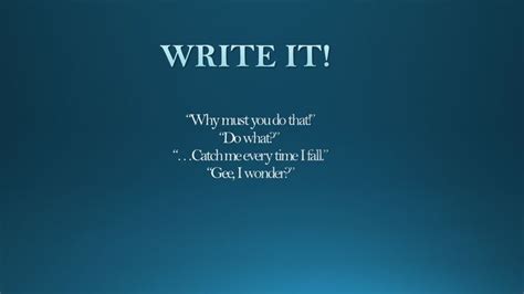 Just Write It Writing Inspiration