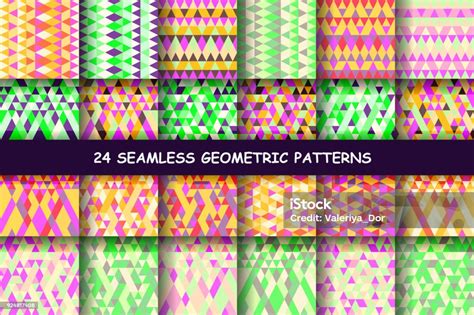 Pola Segitiga Geometri Ilustrasi Stok Unduh Gambar Sekarang Bentuk Geometris Latar Belakang