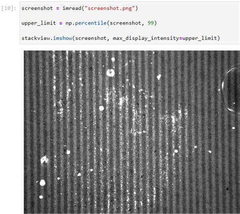 microscopic blur detection using laplacian image analysis image sc