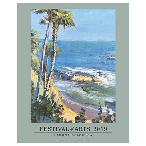 2019 Festival Of Arts Pageant Masters Poster Laguna Beach Original