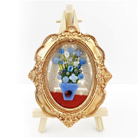 Fused Glass Flower Bouquet Buy Online Tabithas Glass Emporium