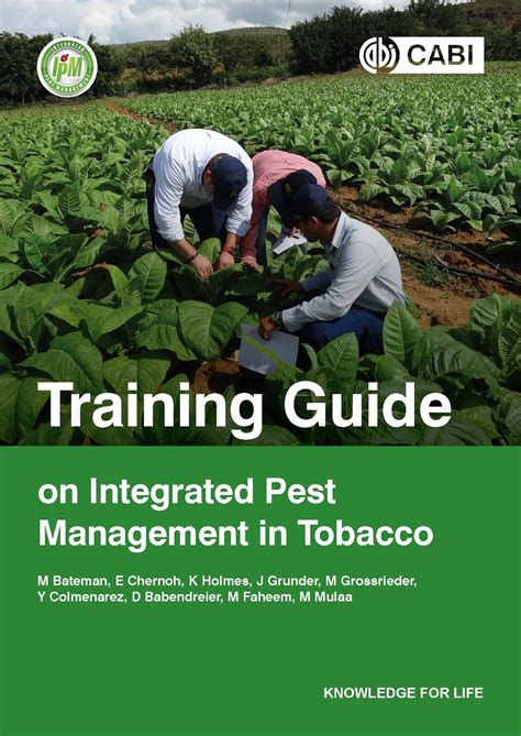 Training Guide On Integrated Pest Management In Tobacco Cabi Books