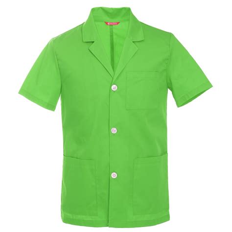 Mens 31 Inch Consultation Short Sleeve Lab Coat Tailors Uniform