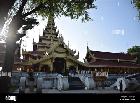 The Entrance Of Mandalay Royal Palace Complex The Last Royal Palace Of