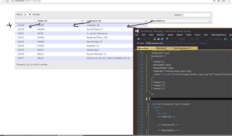 Javascript Aocolumns Of Datatables Are Not Working Stack Overflow