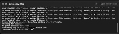 Jamf Pro Inventory Update Issue An Unknown Error Jamf Nation