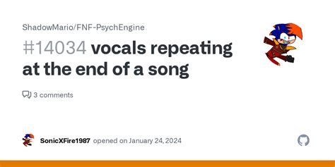 Vocals Repeating At The End Of A Song · Issue 14034 · Shadowmariofnf Psychengine · Github