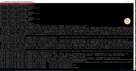 Druid Start Micro Quickstart Unrecognized Vm Option Exitonoutofmemoryerror · Issue 9829