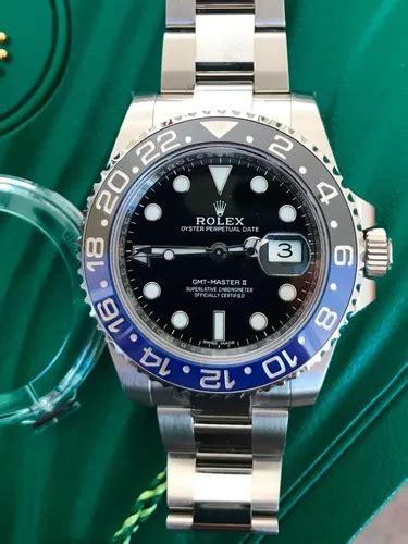 Relogio Rolex Gmt Master Ii Batman Base Eta 3035 Sem Caixa
