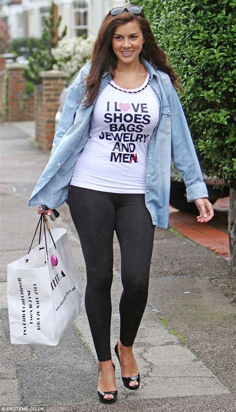 Imogen Thomas Wears Curve Hugging T Shirt Declaring I Love Me Daily