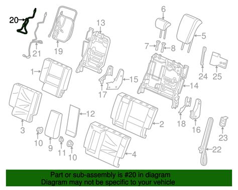 82232 Tk8 A01 Cable 2011 2017 Honda Odyssey Honda Parts Online