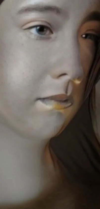 Artistic Face Close Up Wallpaper Free Download