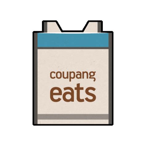 Food Bag Delivery Sticker By Coupangeats
