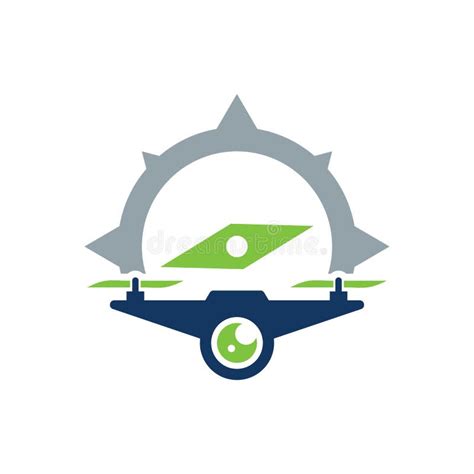 Drone Compass Logo Icon Design Stock Vector Illustration Of Creative Adventure 125295561