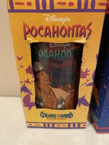 All 4 Disney Burger King Pocahontas Cups 1995 Mint In Boxes John Smith