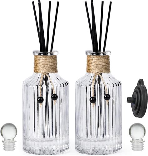 Reed Diffuser Bottle Set Of 2 Glass Diffuser Bottles 8oz
