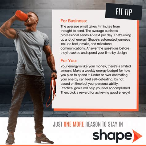 shape software on linkedin onemorereasontostayinshape