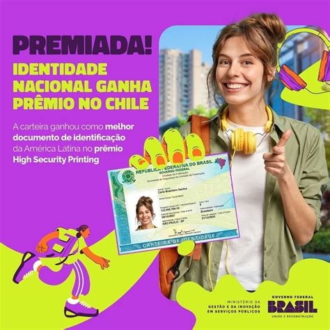 Cin • A Carteira De Identidade Nacional Cin Brilhou No Chile Ganhando O Prêmio High Security