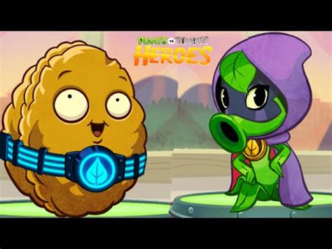 Plants Vs Zombies Heroes Walnut Knight New Plant Hero Pvz Heroes