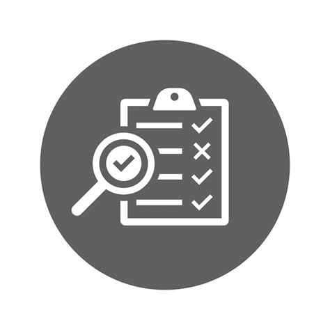 Premium Vector Checklist Audit Test Icon