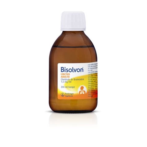 Bisolvon Linctus Adulto 1 6 Mg ML 200mL Comprar Bisolvon Linctu