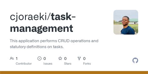 Github Cjoraekitask Management This Application Performs Crud