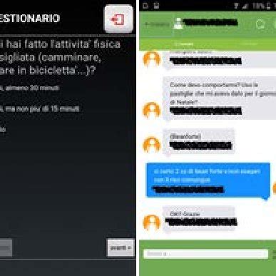 Screenshots Of The Two Mobile Apps The Questionnaire App On The Left Download Scientific