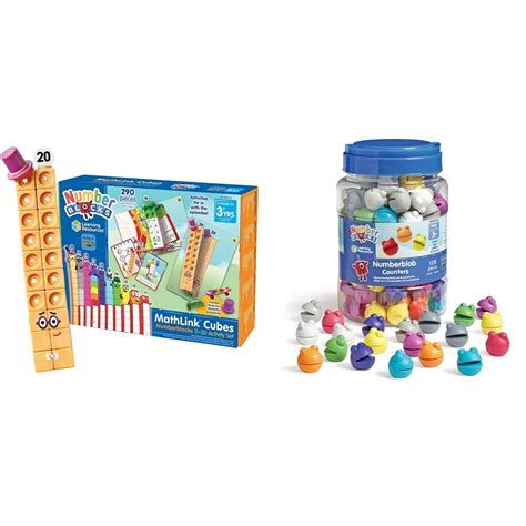 Learning Resources Mathlink Cubes Numberblocks 11 20 Activity Set Ages 3 And Numberblocks