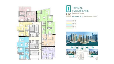 Floor Plans Liv Waterside Dubai Marina By Liv Real Estate Development