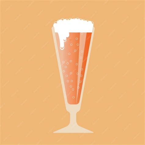 Premium Vector Beer Glass Design With Flat Graphics Vector 2d Graphics